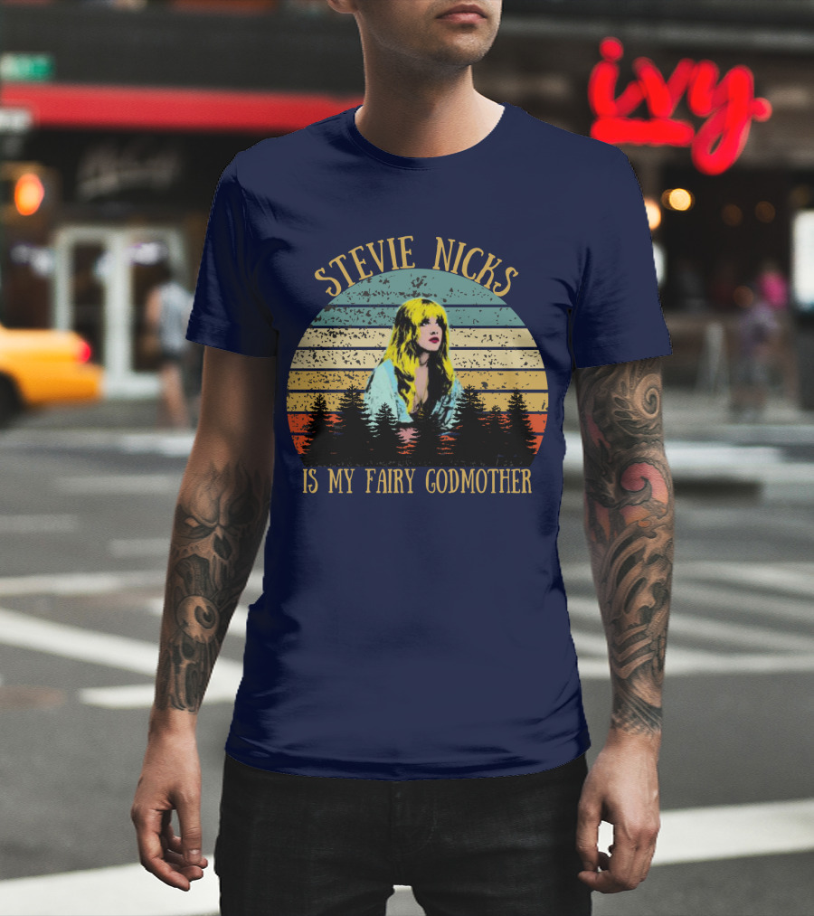 Stevie Nicks Is My Fairy Godmother Vintage Love T-Shirt