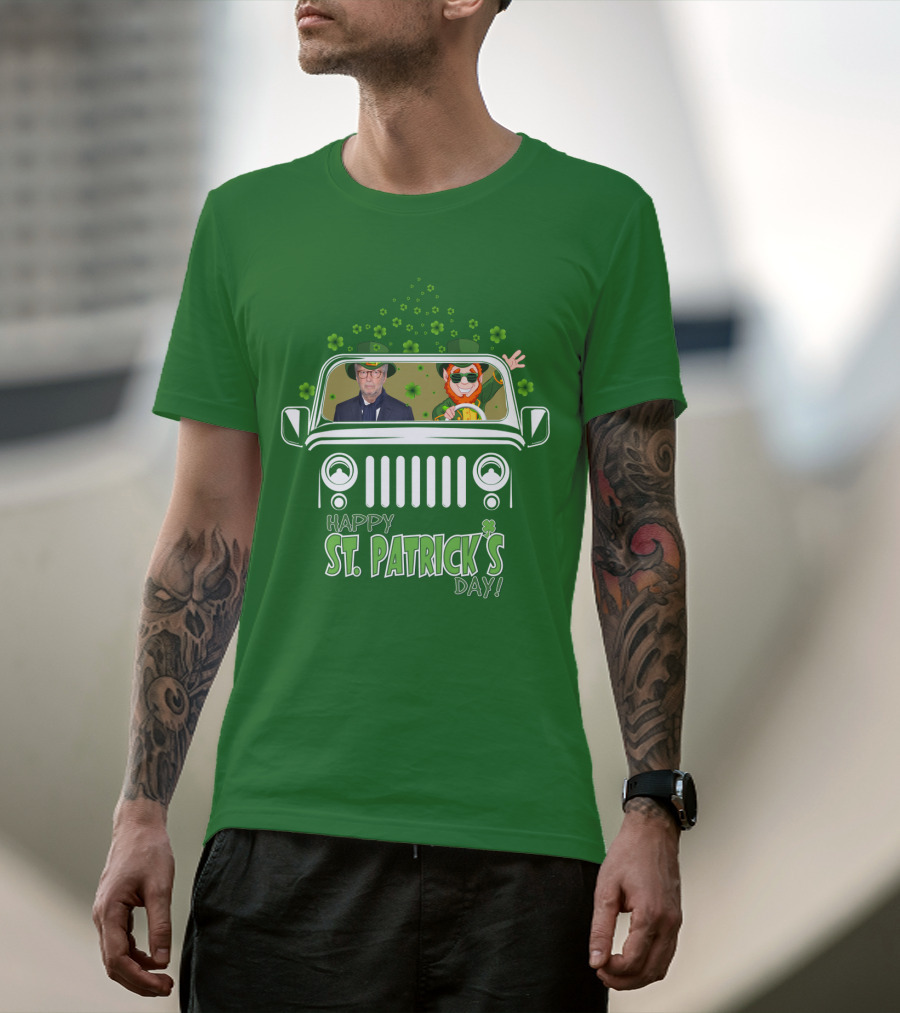 Eric Clapton Happy St. Patrick's Day 51 Jeep Green T-Shirt