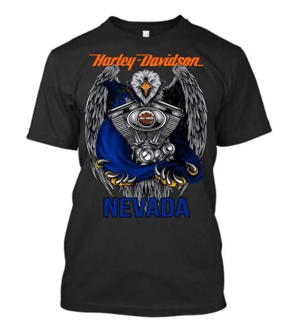 Harley Davidson Nevada Eagle Engine T-Shirt