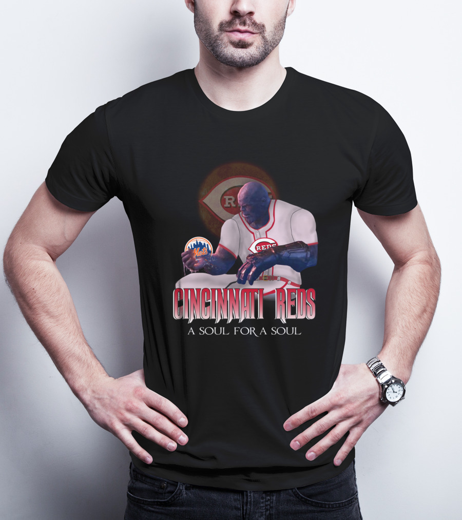 Cincinnati Reds A Soul For A Soul Mets T-Shirt