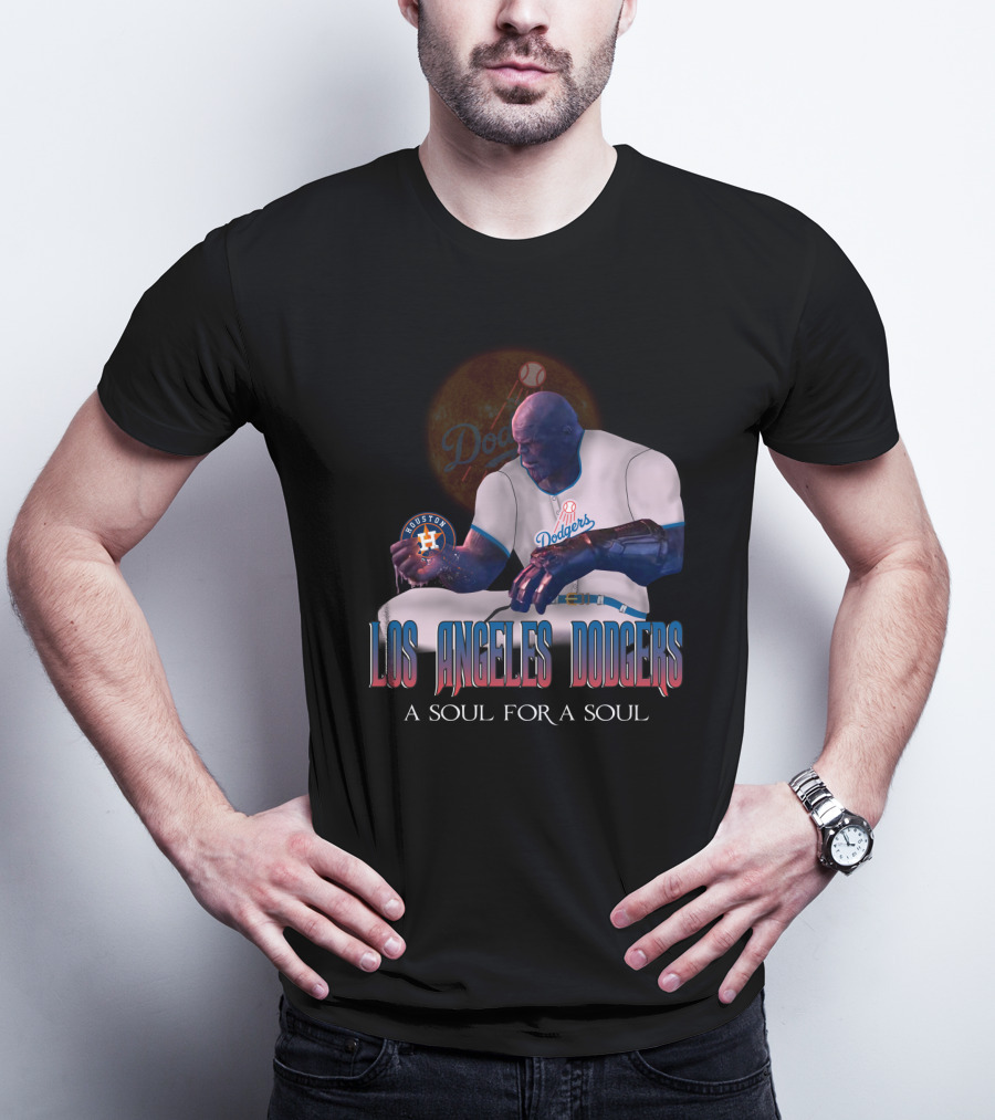 Los Angeles Dodgers A Soul For A Soul Dodgers Astros T-Shirt