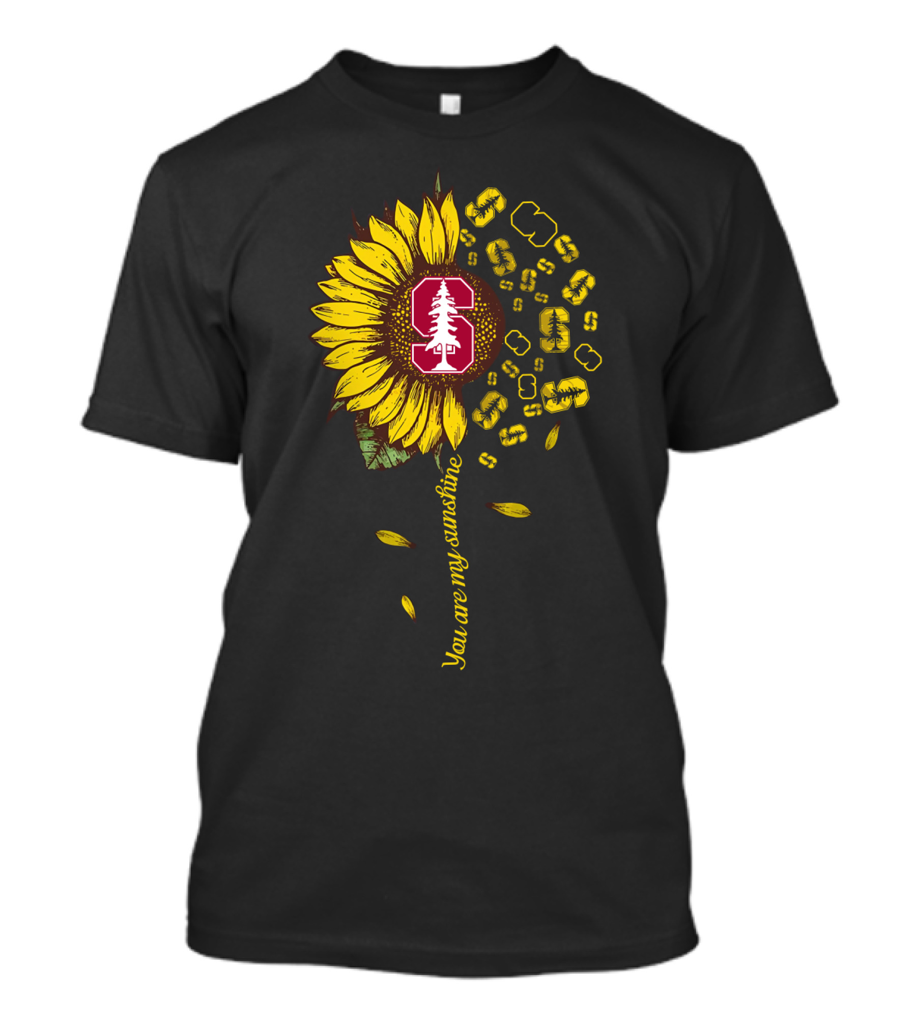 Stanford Cardinal Sunflower You Are My Sunshine T-Shirt