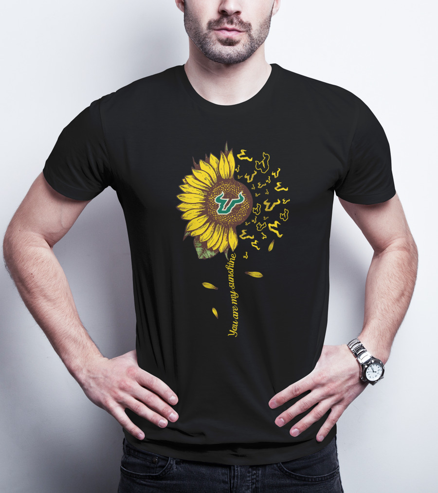 Sunflower You Are My Sunshine Bulls T-Shirt
