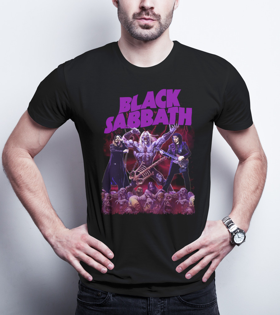Black Sabbath Zombie Warrior Concert T-Shirt