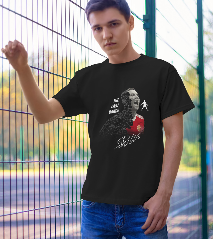 The Last Dance Cristiano Ronaldo Manchester United Polygon Signature T-Shirt
