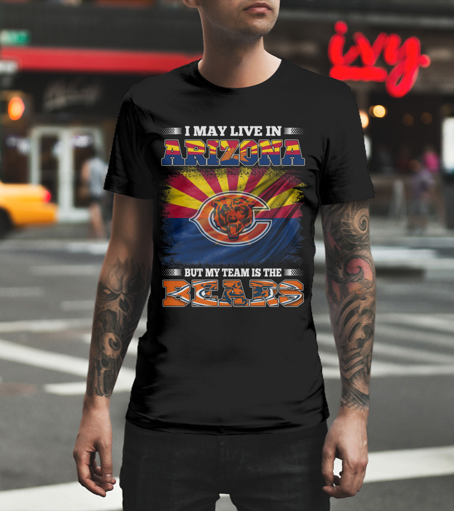 Arizona Pride With Chicago Bears Team Loyalty T-Shirt