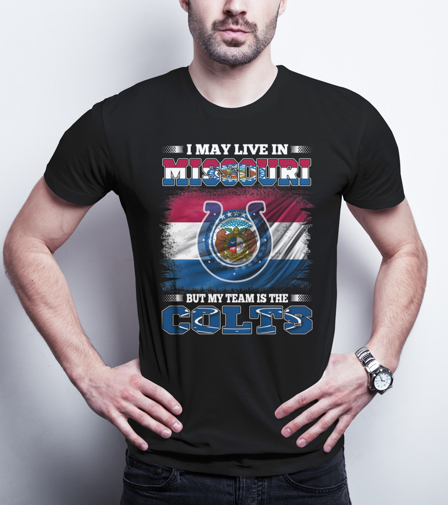 Missouri Roots Colts Loyalty Shows State Flag Pride T-Shirt