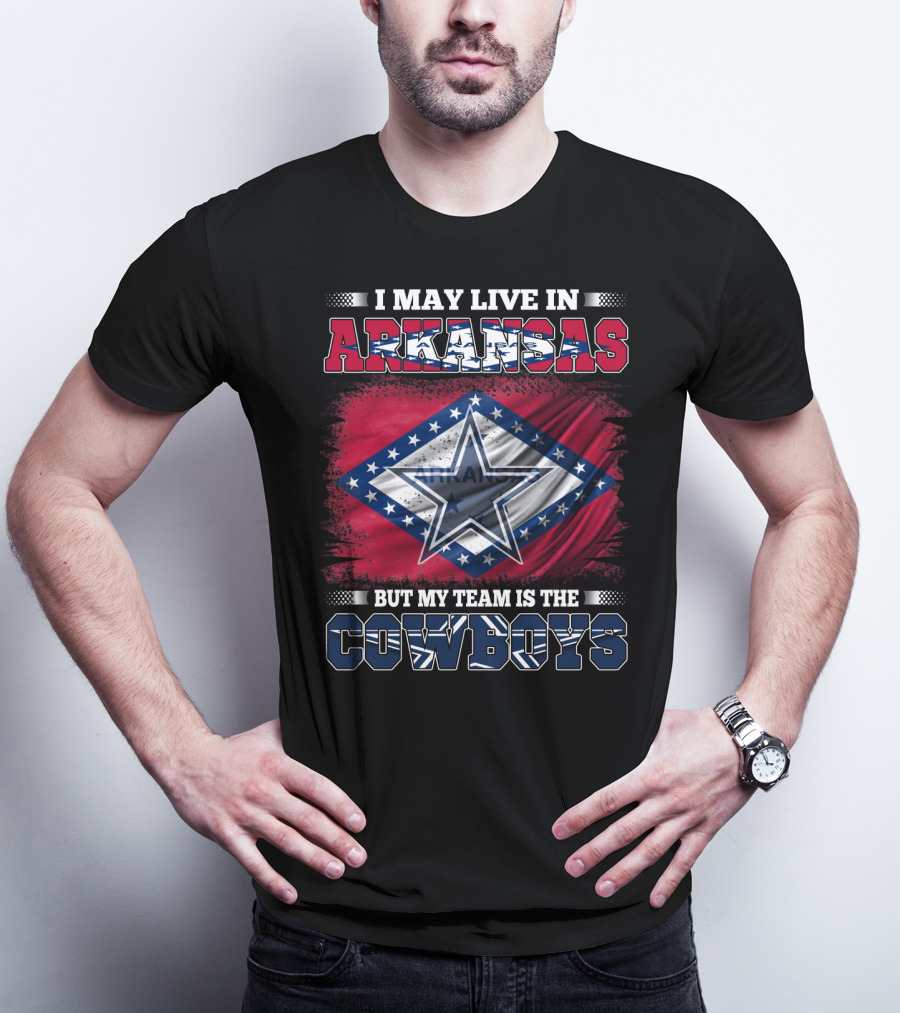 Arkansas Resident Proudly Supports The Cowboys Team T-Shirt