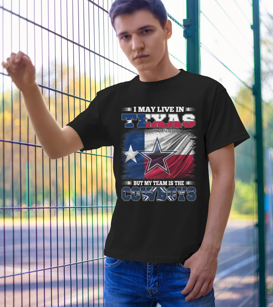 Texas Pride With Dallas Cowboys Star Fans T-Shirt