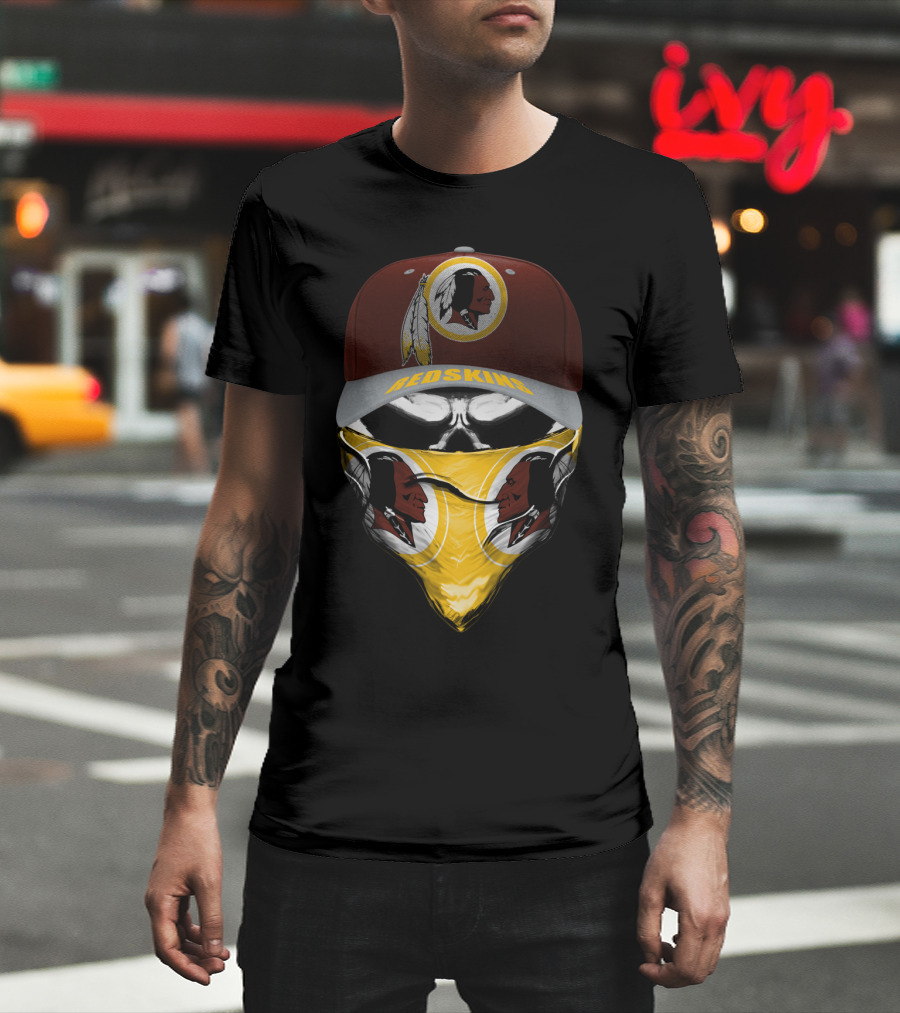 Redskins Washington Logo Feather Tribal T-Shirt
