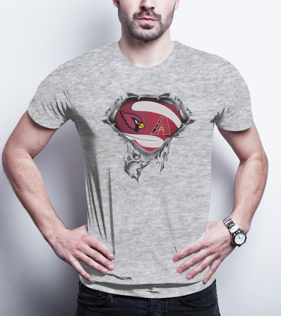 Arizona Cardinals Arizona Diamondbacks Marvel Super Heroes T-Shirt