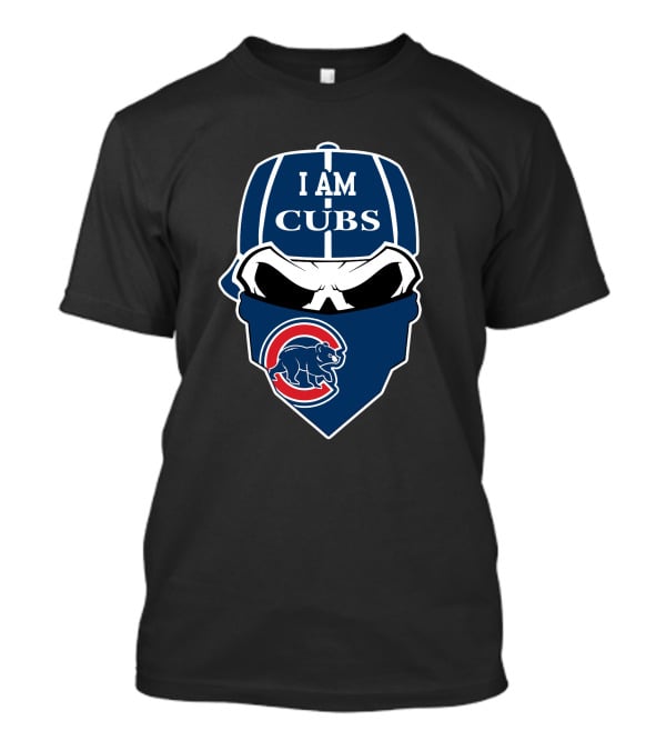 I Am Cubs Skull Chicago Cubs T-Shirt