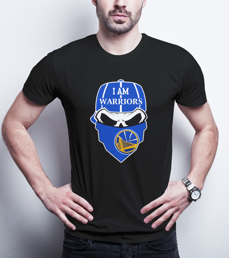 I Am Warriors Golden State Skull T-Shirt