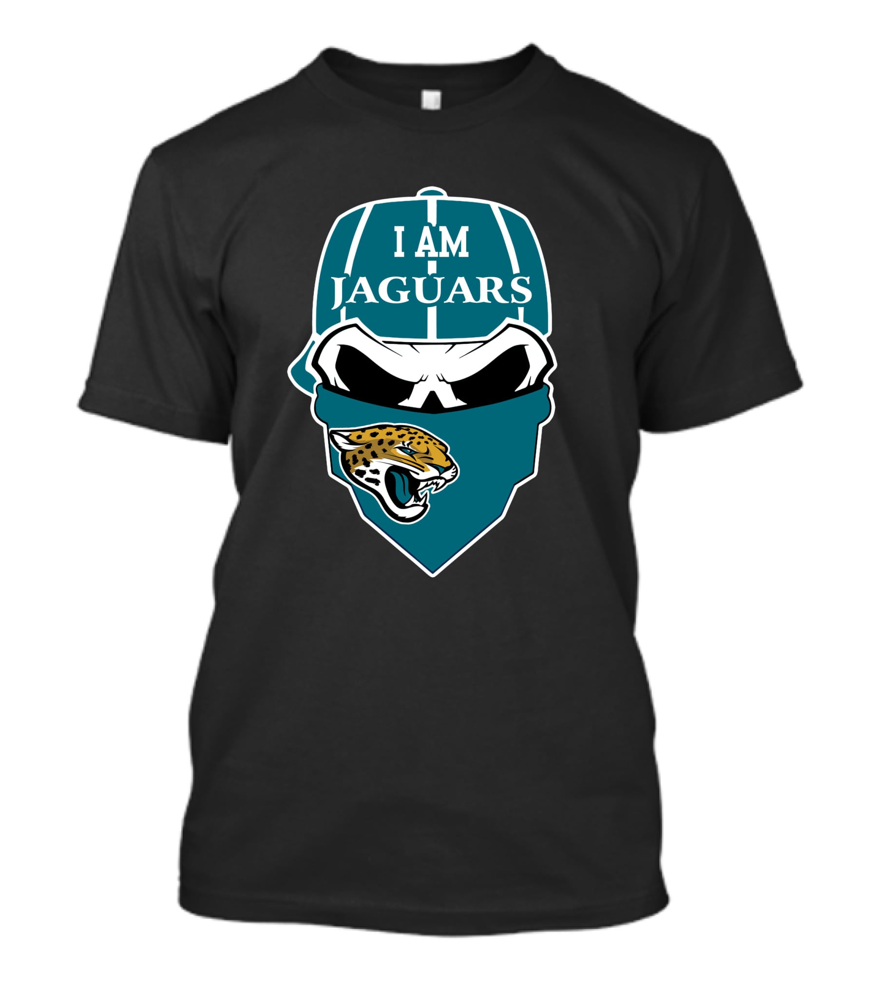 I Am Jaguars Skull Design Featuring Jacksonville Jaguars T-Shirt