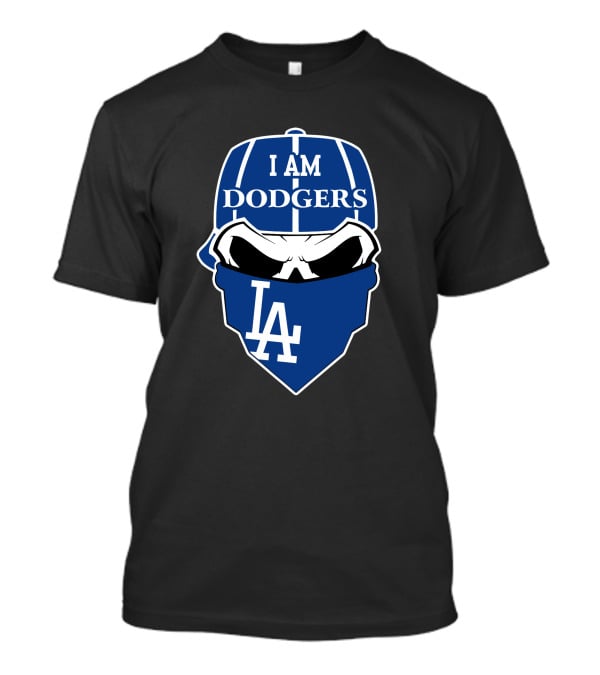 I Am Dodgers La Skull Los Angeles Dodgers T-Shirt