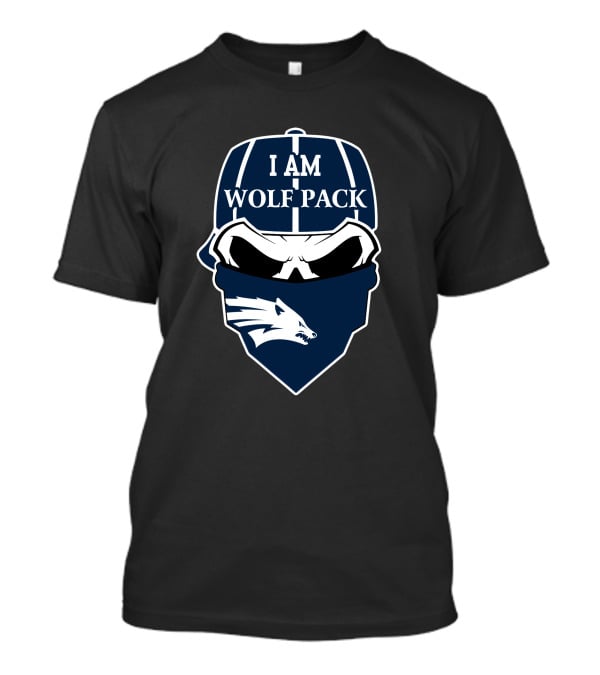 I Am Wolf Pack Skull Nevada Wolf Pack T-Shirt