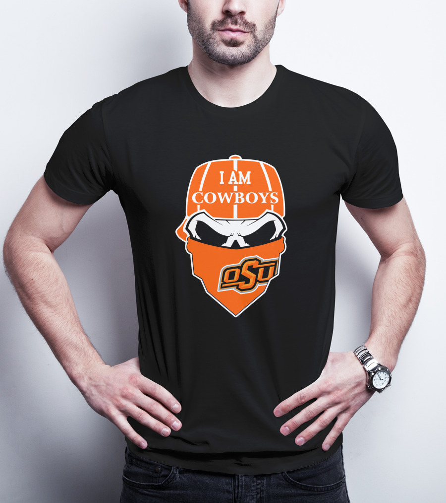 I Am Cowboys Osu Skull Oklahoma State T-Shirt
