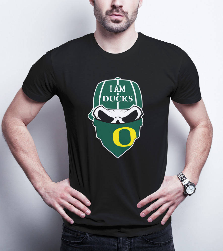 I Am Ducks Oregon Ducks Skull O T-Shirt