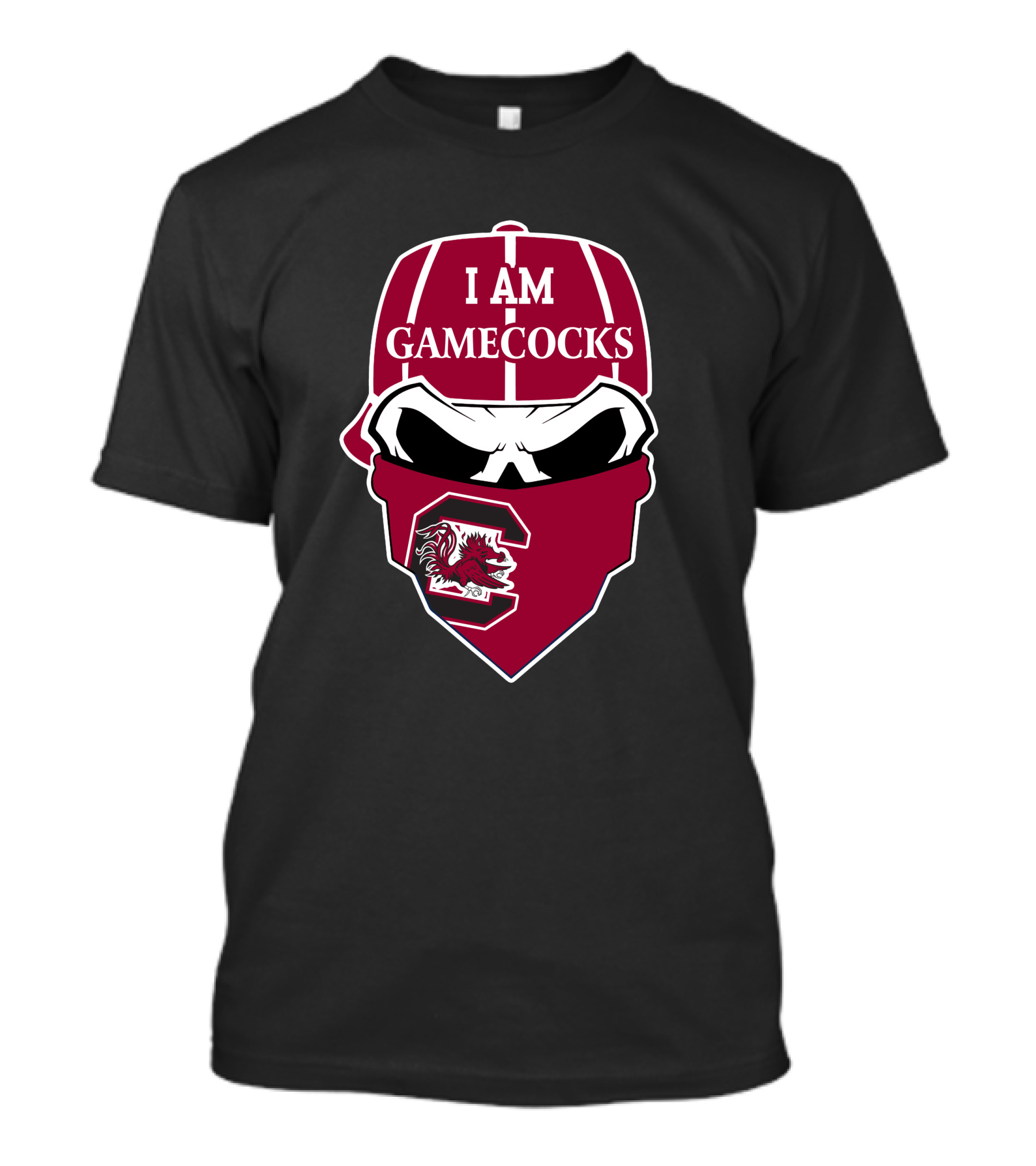 I Am Gamecocks South Carolina Gamecocks Skull T-Shirt