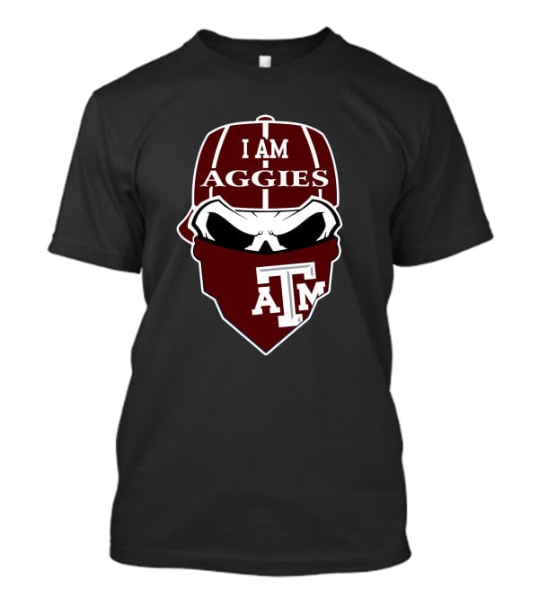 Texas A&M Aggies I Am Aggies Skull T-Shirt