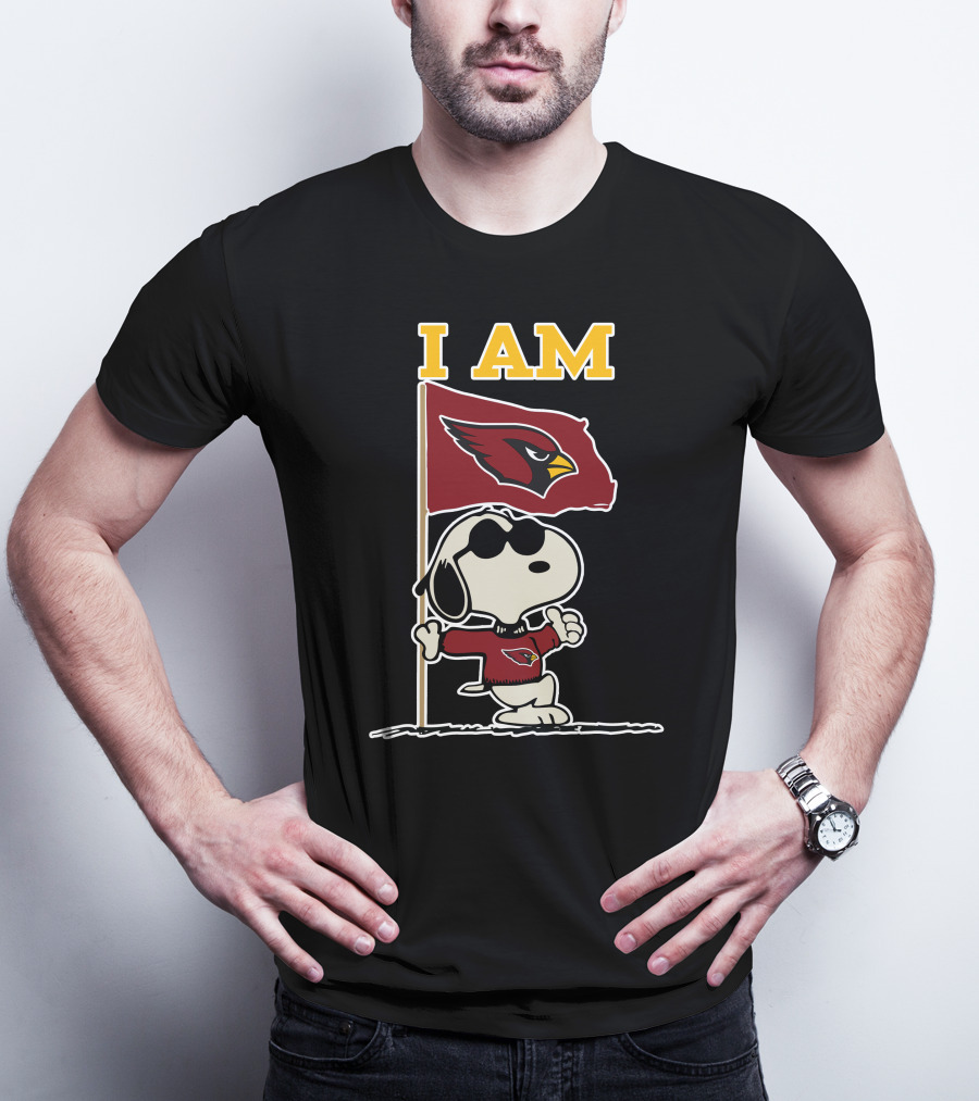 I Am Arizona Cardinals Snoopy T-Shirt