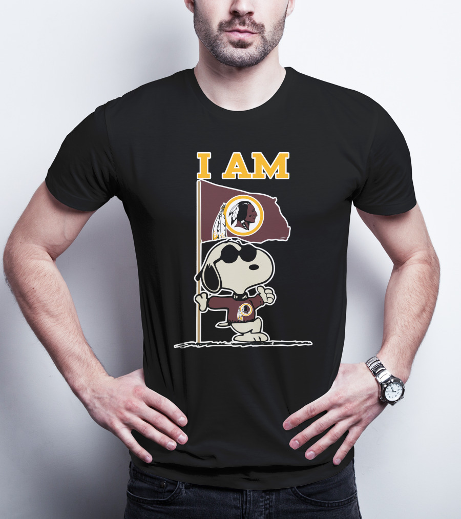 I Am Washington Redskins Snoopy T-Shirt