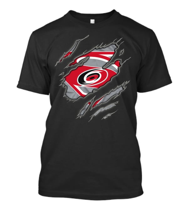 Carolina Hurricanes Superman Torn Logo 1 T-Shirt