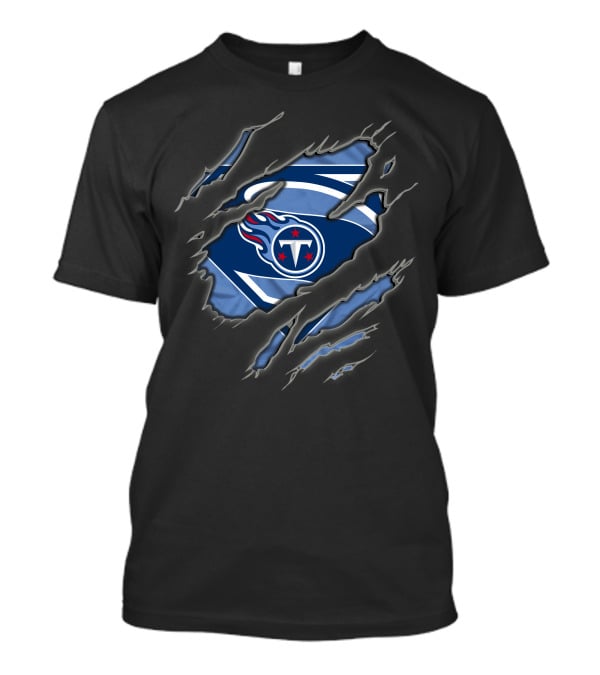Tennessee Titans Superman Logo Tear 1 T-Shirt