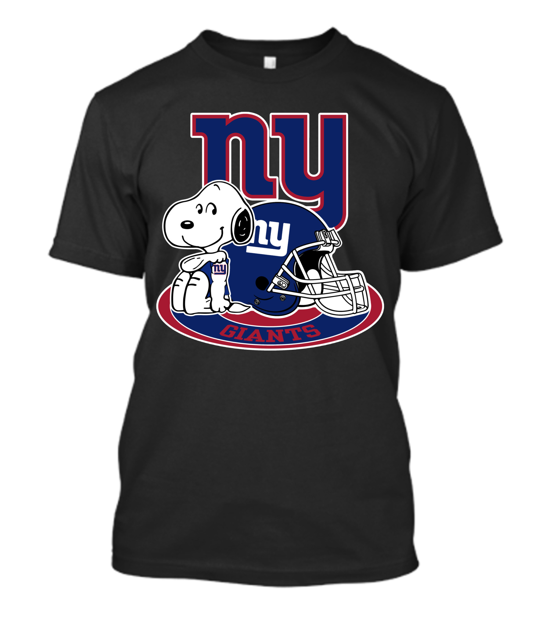 Ny Giants Snoopy Helmet Football T-Shirt
