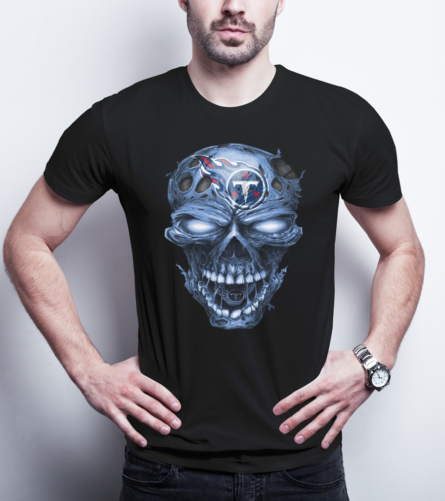 Tennessee Titans Skull T-Shirt