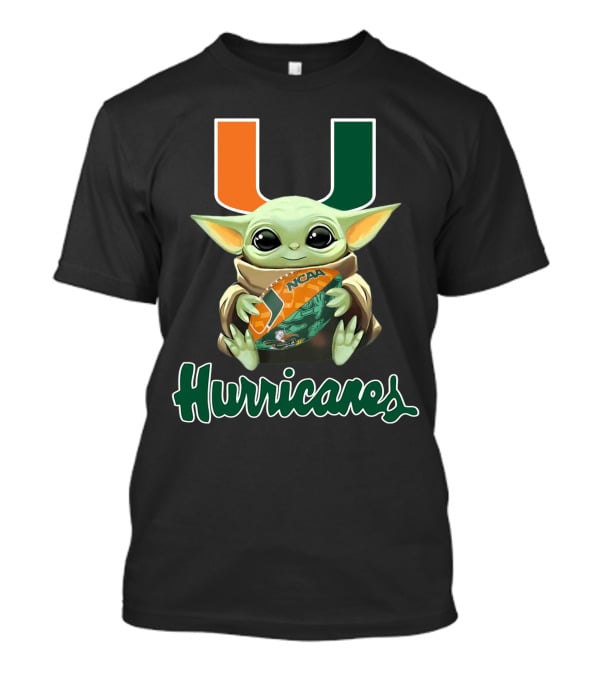 Miami Hurricanes Baby Yoda Ncaa U T-Shirt