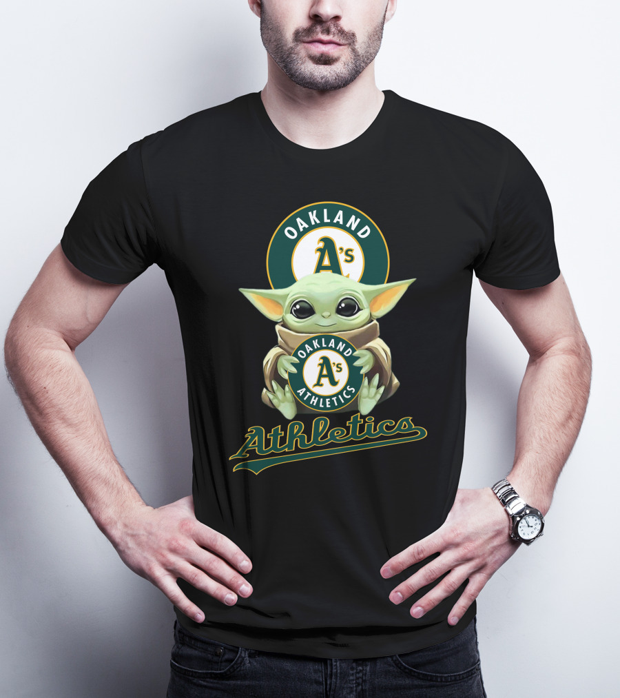 Oakland Athletics A's Baby Yoda Athletics T-Shirt