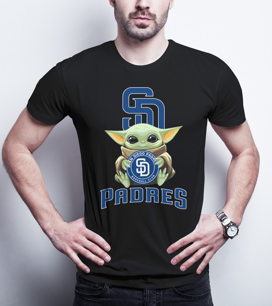 San Diego Padres Baby Yoda Baseball Club T-Shirt