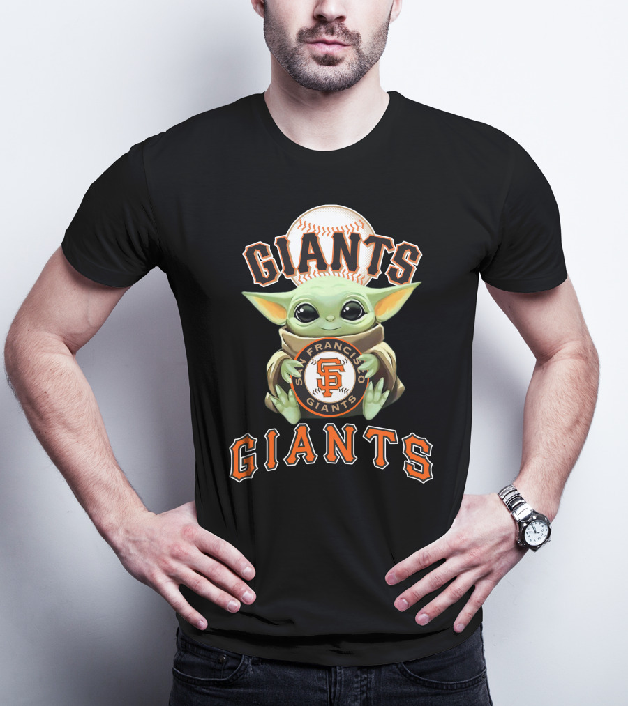 San Francisco Giants Baby Yoda Giants Baseball T-Shirt
