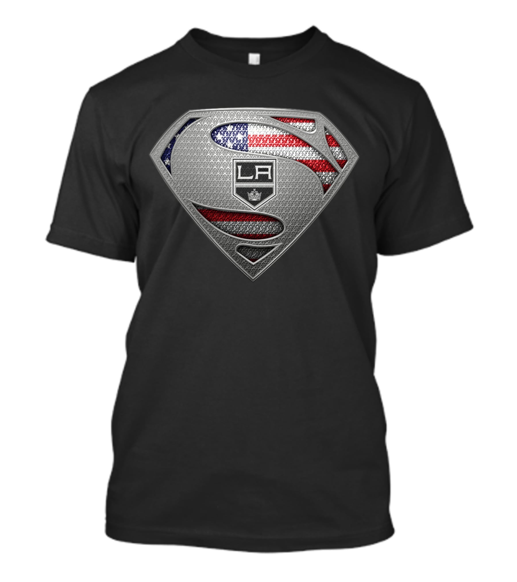 Los Angeles Kings American Superman Shield T-Shirt