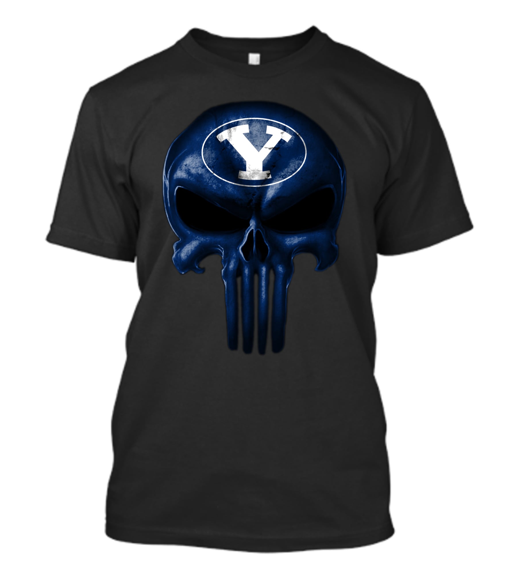 Byu Cougars Skull T-Shirt