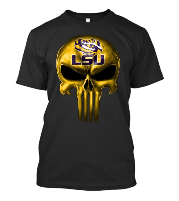 Lsu Tigers Skull T-Shirt
