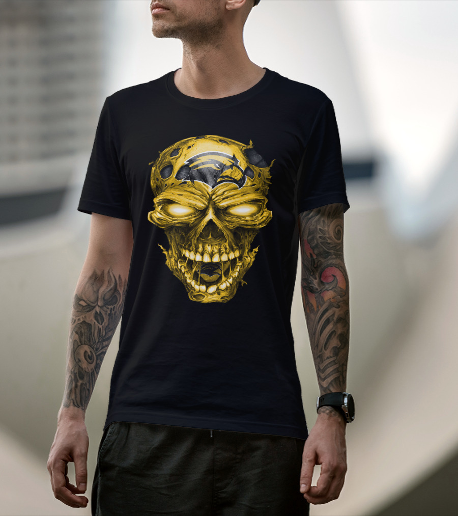 Southern Mississippi Golden Eagles Skull T-Shirt