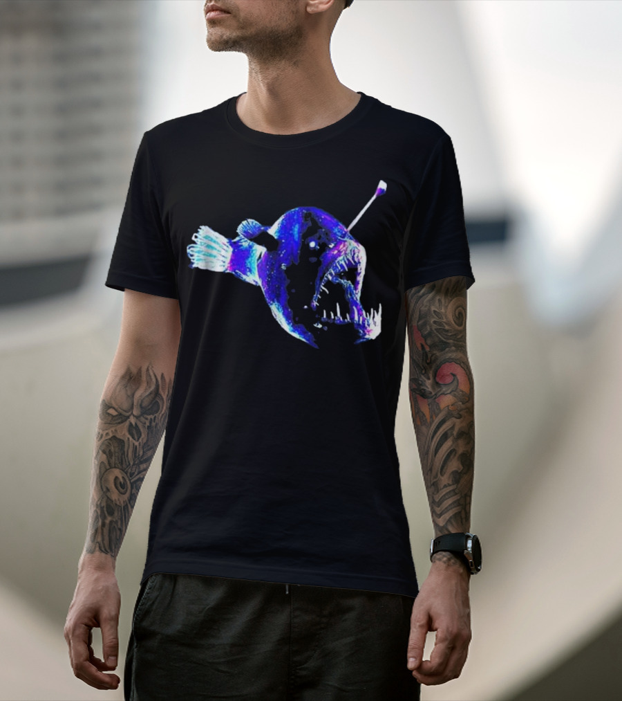 Angler Fish Night Glow Deep Sea Creature T-Shirt