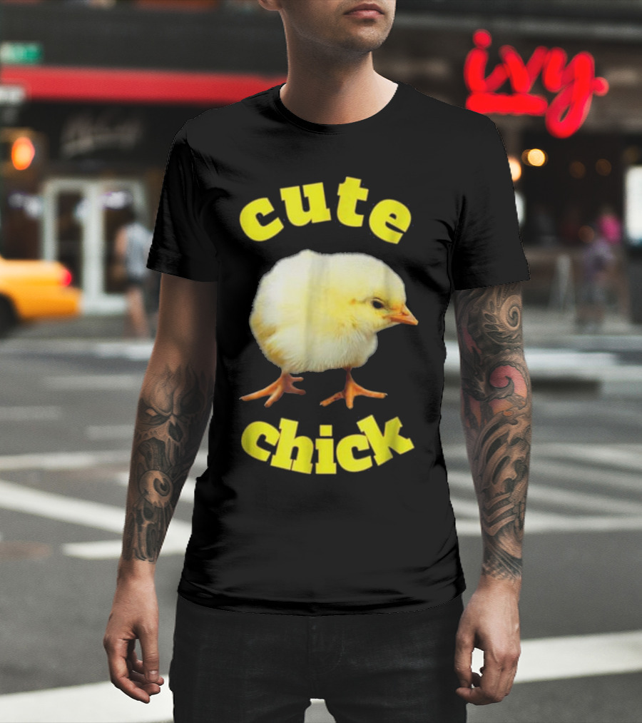 Cute Chick Fluffy Baby Chicken T-Shirt