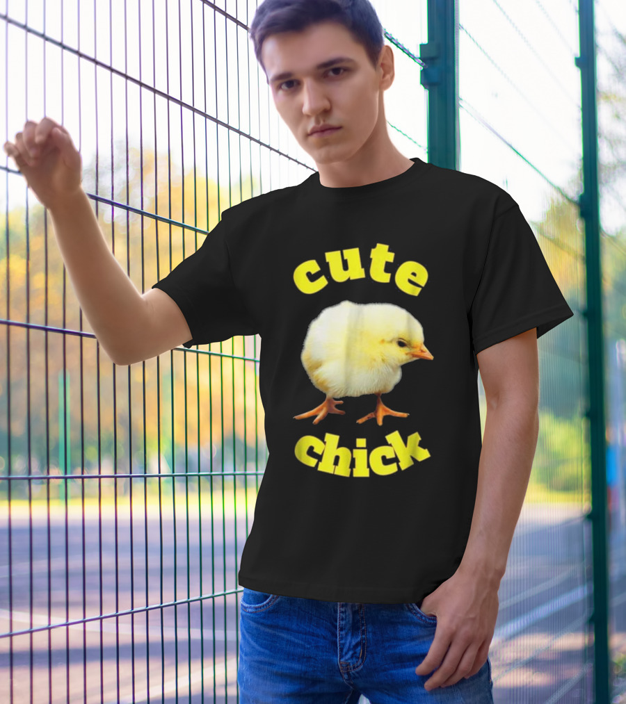 Cute Chick Fluffy Baby Chicken T-Shirt