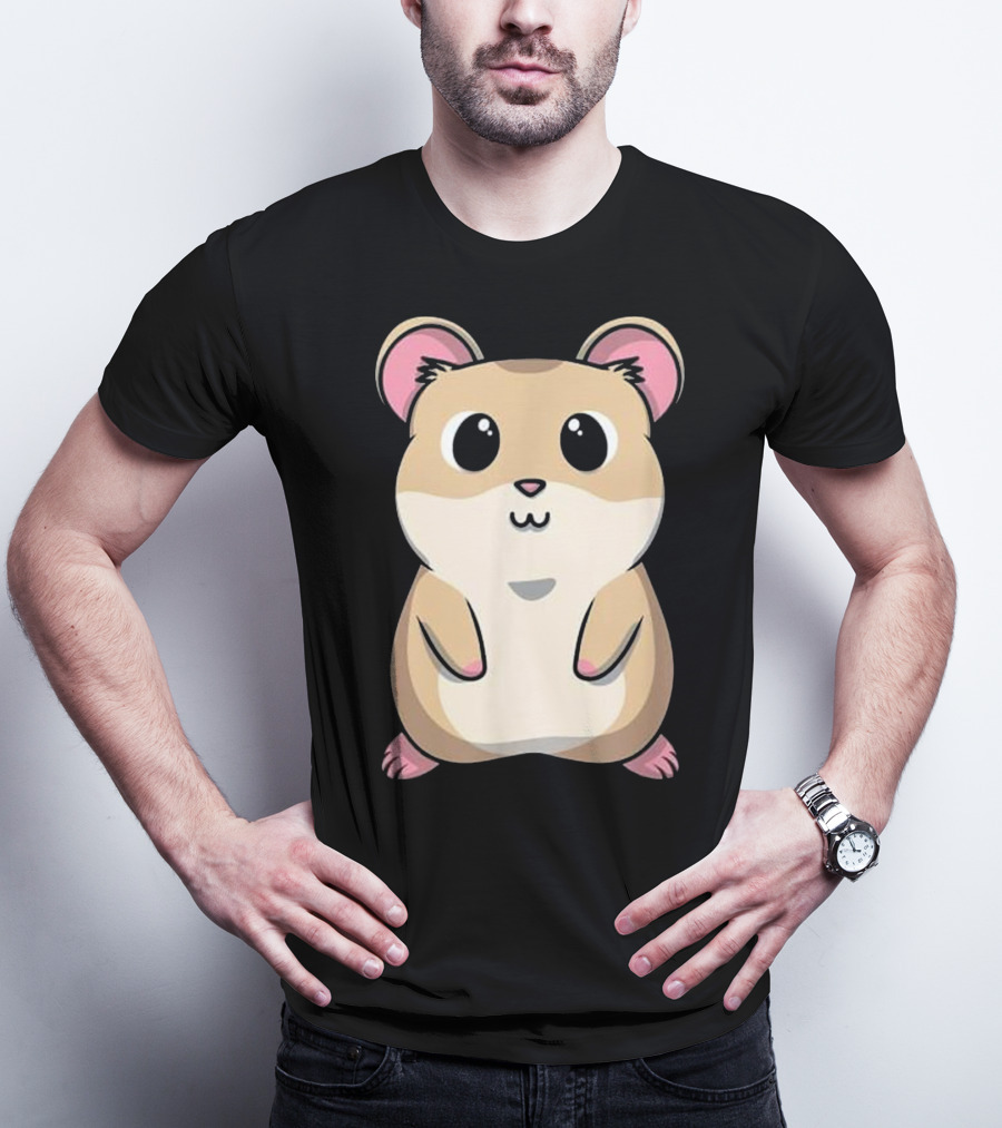 Baby Hamster Cute And Cuddly Rodent Pet Anim Kawaii T-Shirt
