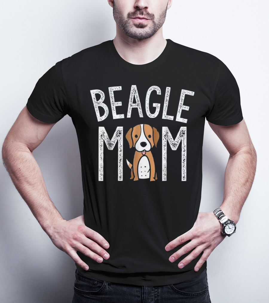 Beagle Mom Beagle Lover Funny Dog T-Shirt
