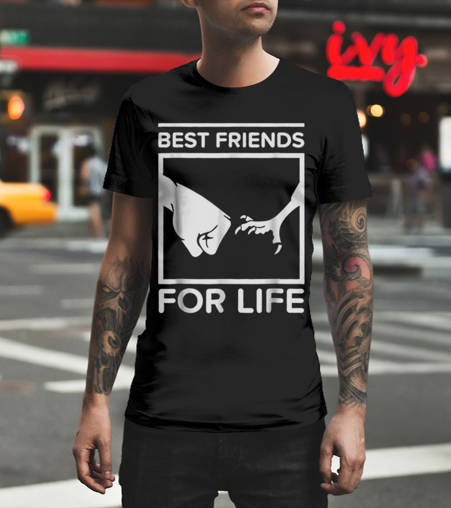 Best Friends For Life Bird Fist Bump T-Shirt
