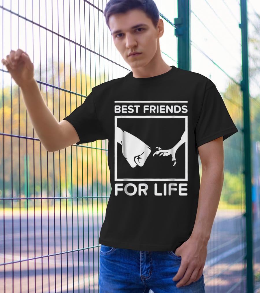 Best Friends For Life Bird Fist Bump T-Shirt