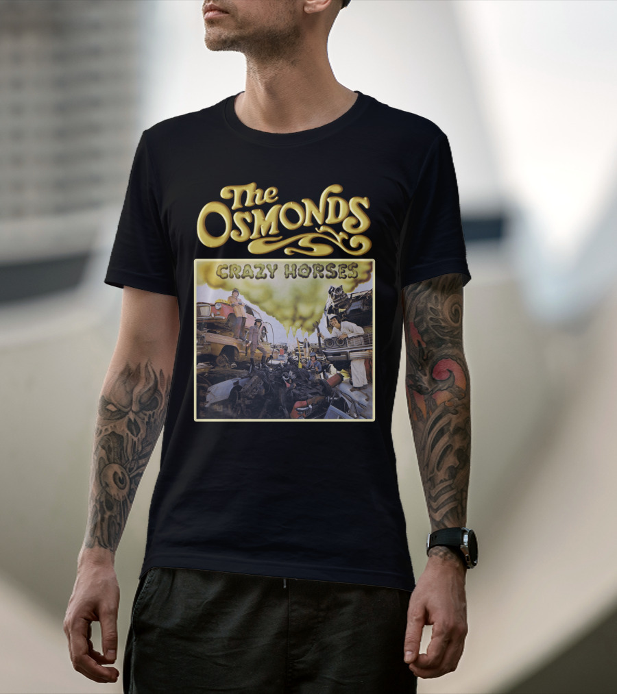 The Osmonds Crazy Horses Album Cover T-Shirt