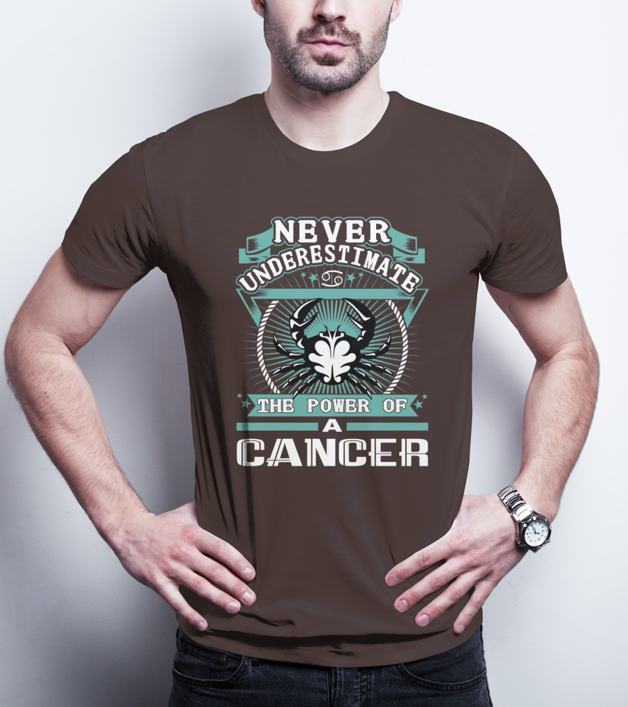 Never Underestimate The Power Of A Cancer T-Shirt