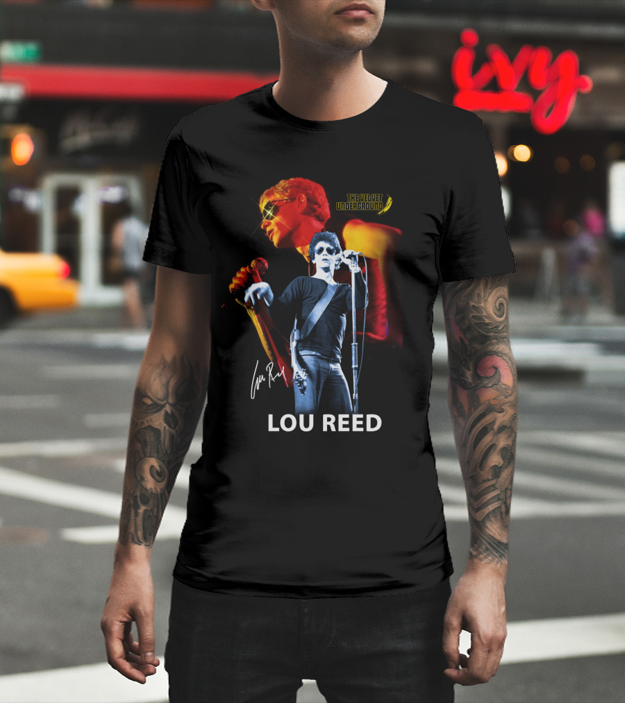 Lou Reed Velvet Underground Iconic Performance T-Shirt