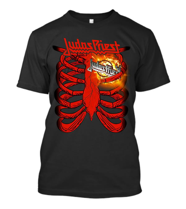 Judas Priest Flaming Ribcage T-Shirt