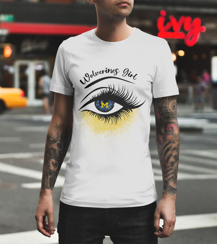 Wolverines Girl M Eye T-Shirt